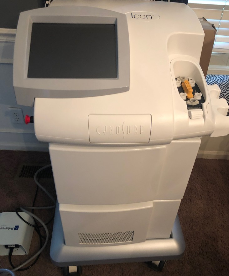 2018 Cynosure Palomar Icon with 1540 & MaxG Handpieces - Rock Bottom Lasers