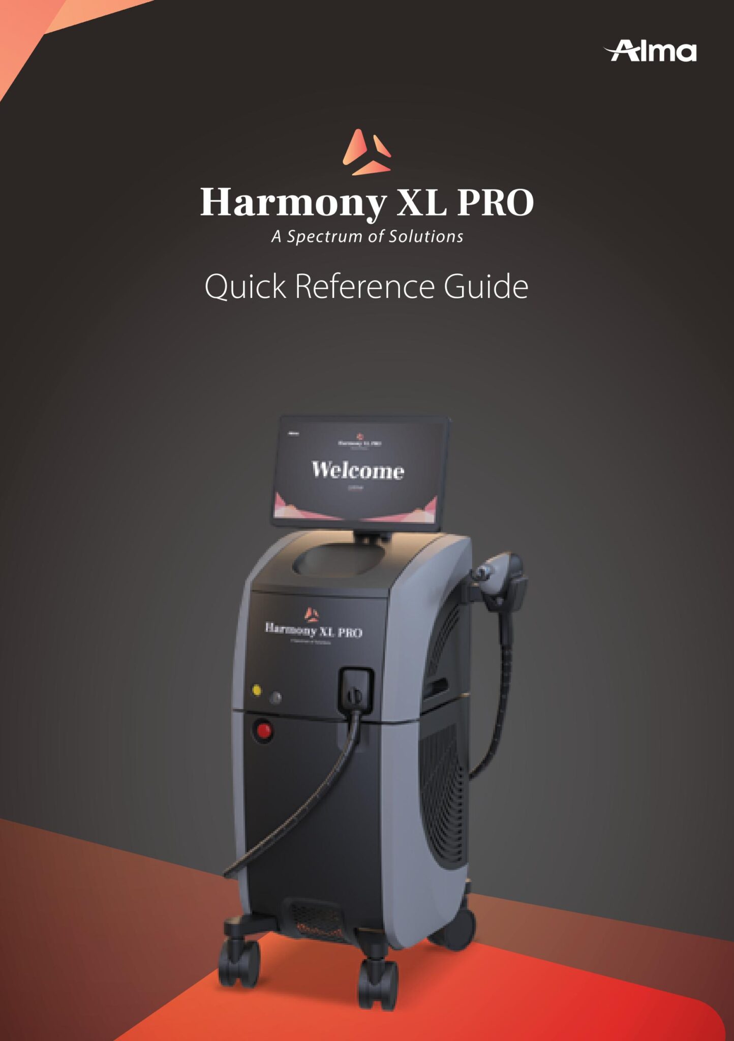 Alma Harmony XL Pro User Operator Manual & Quick Reference Guide - PDF ...