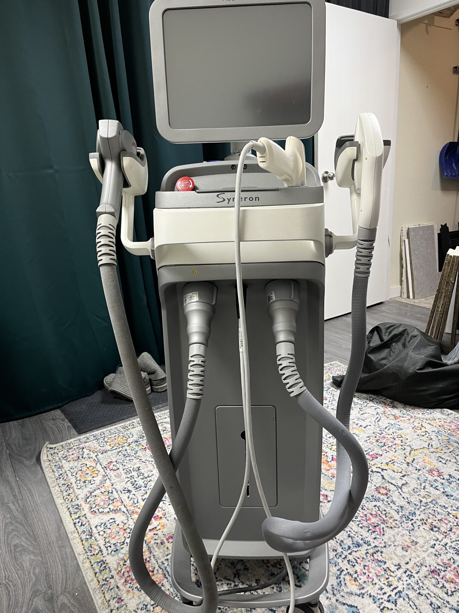 2014 Syneron Candela Elos Plus w/ 4 HP's - (1) Motif LHR Diode for Hair ...