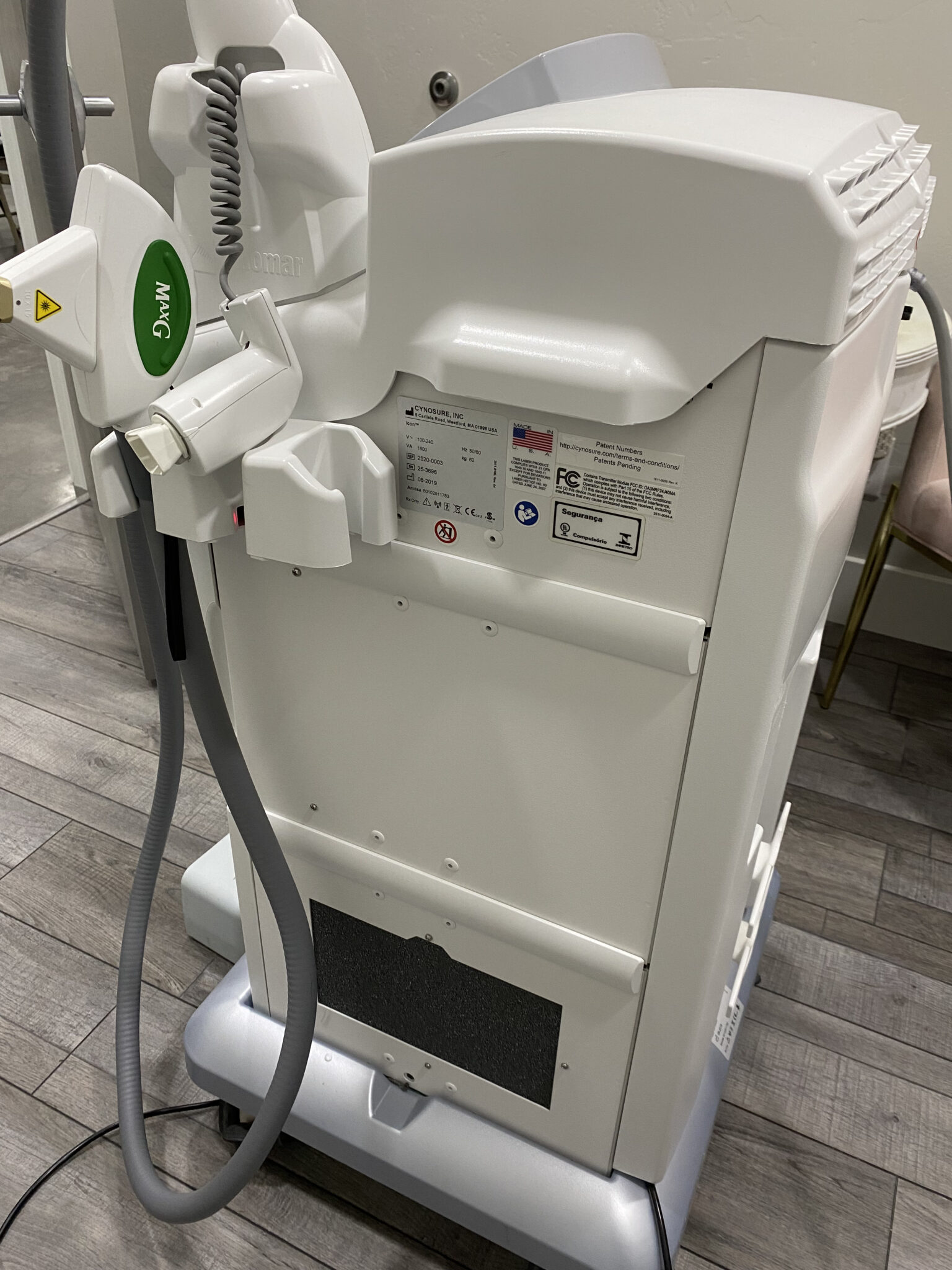 2019 Cynosure Palomar Icon w/ 2 Handpieces -Max G IPL for Pigment ...