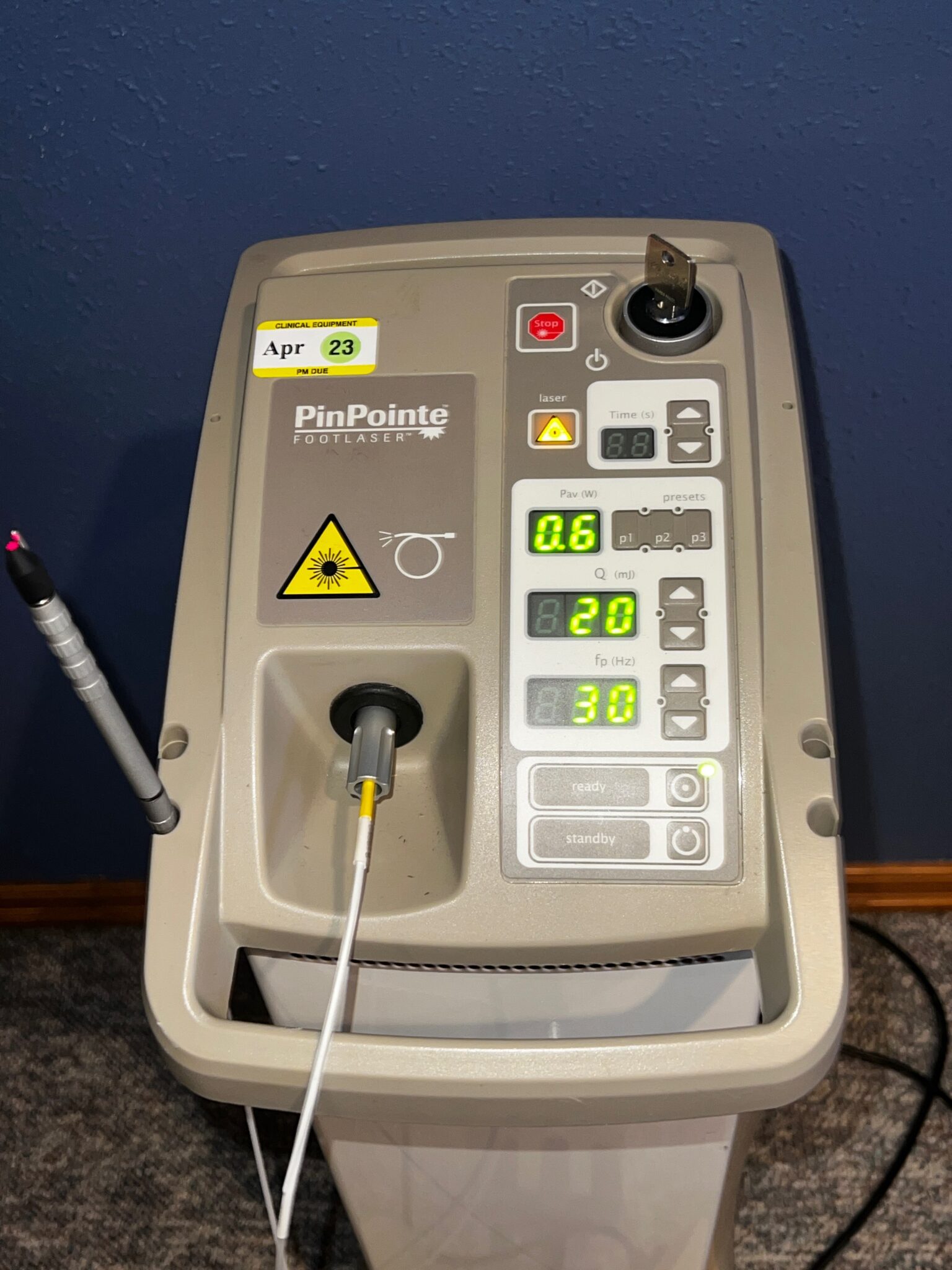 2013 Cynosure NuvoLase PinPointe 1064nm Nd Yag Nail Fungus Foot Laser ...