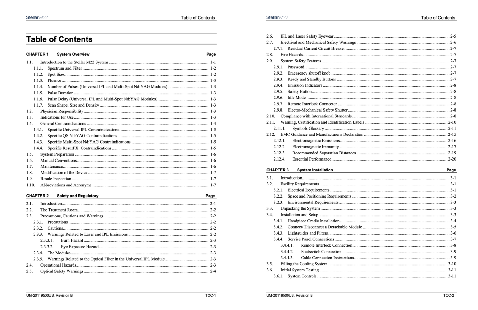 Lumenis Stellar M22 User Operator Manual & Treatment Guidelines - PDF ...