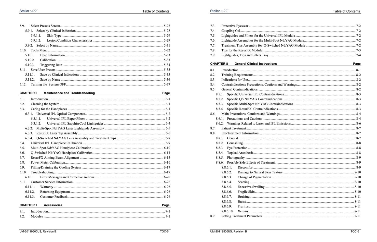 Lumenis Stellar M22 User Operator Manual & Treatment Guidelines - PDF ...